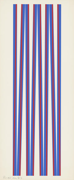 Bridget Riley "Elongated Triangles 1" – Oliver Clatworthy Fine Art